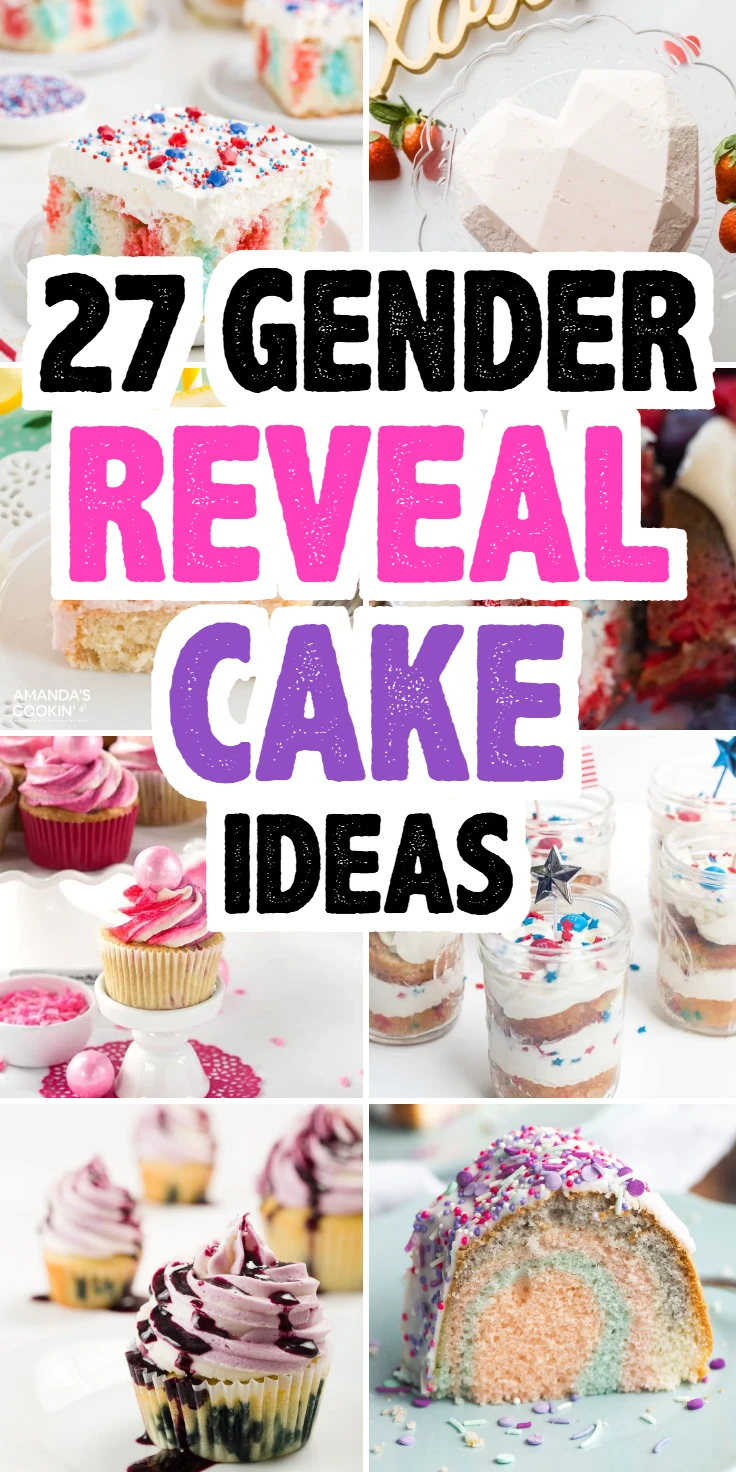 27 Adorable Gender Reveal Cake Ideas (You'll Wish You Found Sooner)
