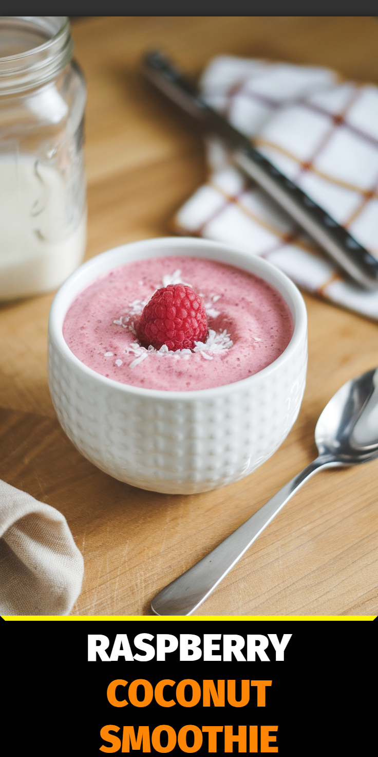 Raspberry Coconut Smoothie