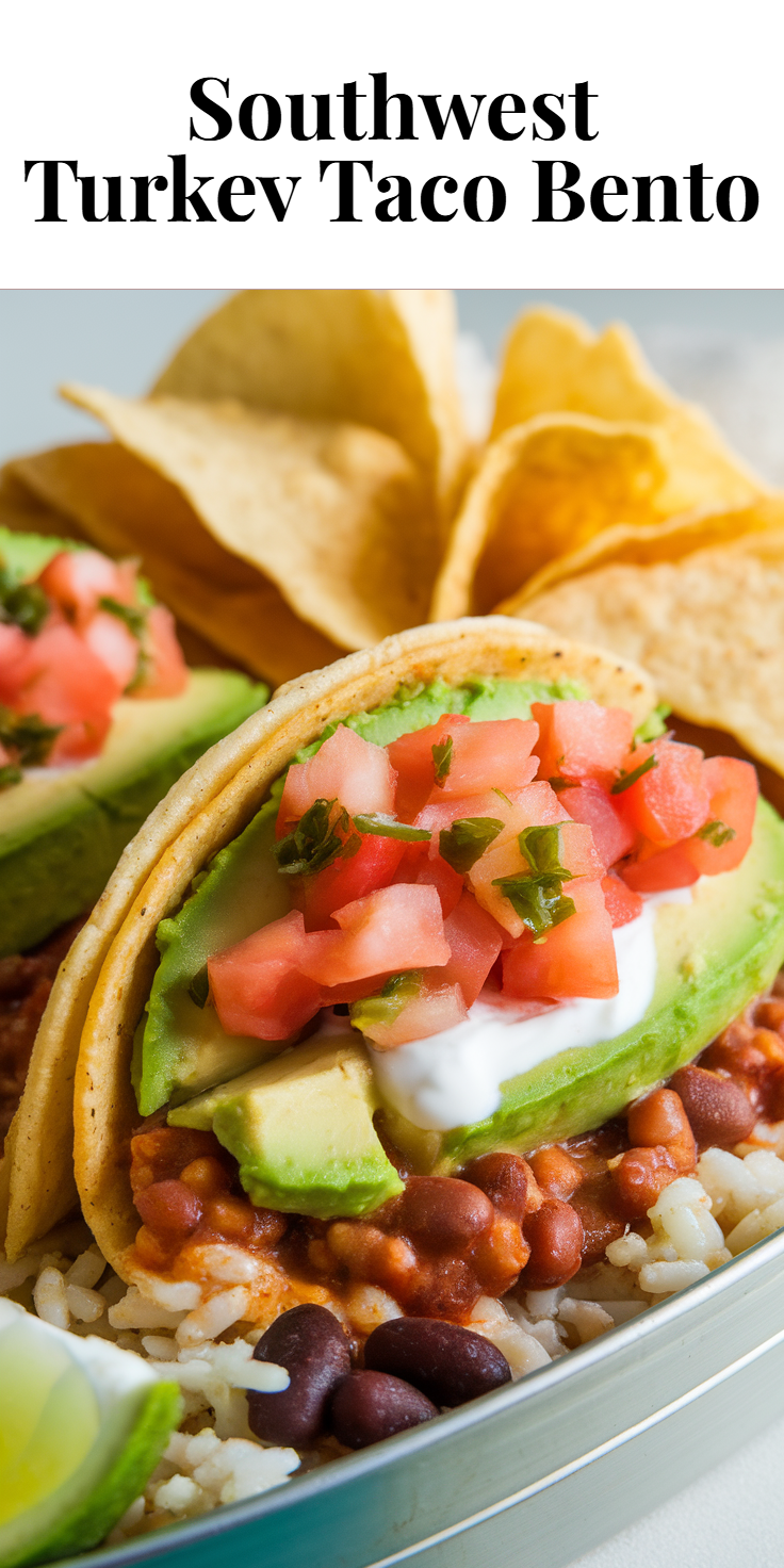 Southwest Turkey Taco Bento